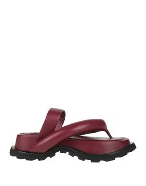 Jil Sander Round Toe Sandals For Women