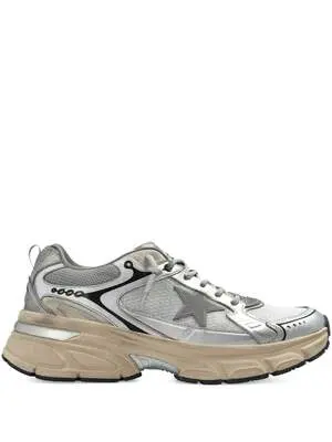 GOLDEN GOOSE High Top Sneakers - Grey/silver