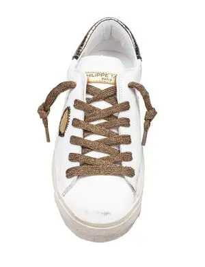 Philippe Model Leather Sneakers - White