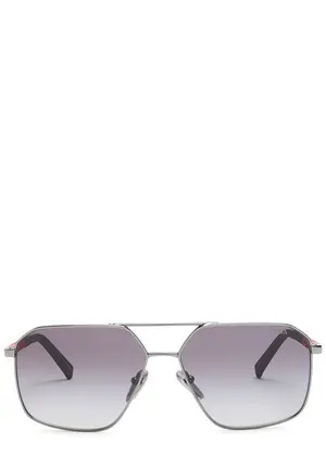 Prada Aviator-style Sunglasses - Silver