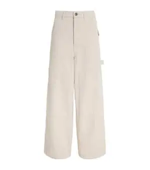 Max Mara Cotton Cargo Trousers