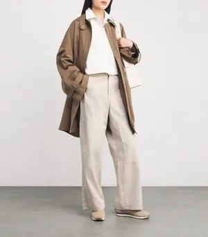 Max Mara Cotton Cargo Trousers