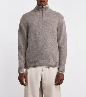 Paul & Shark Wool-cashmere Heavy Knit Pullover Sweater