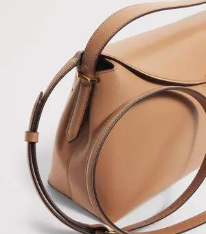 TOTEME Leather T-lock Top-handle Bag - Brown