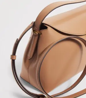 TOTEME Leather T-lock Top-handle Bag - Brown
