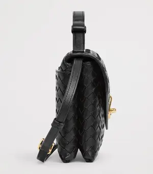 Bottega Veneta Leather Knot Lock Top-handle Bag - Black