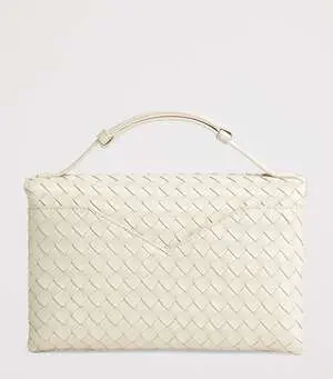 Bottega Veneta Leather Knot Lock Top-handle Bag - Neutral