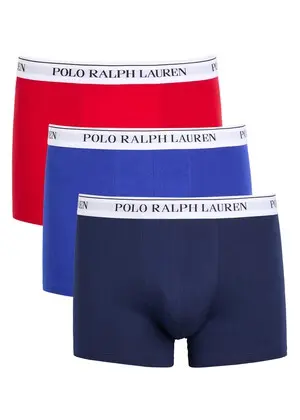 Polo Ralph Lauren Logo-jacquard Stretch-cotton Trunks - Multicoloured