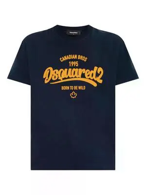Dsquared2 Canadian Bros-print T-shirt