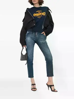 Dsquared2 Canadian Bros-print T-shirt