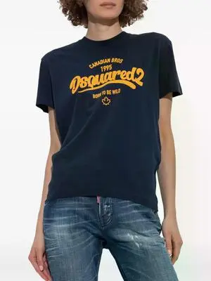 Dsquared2 Canadian Bros-print T-shirt