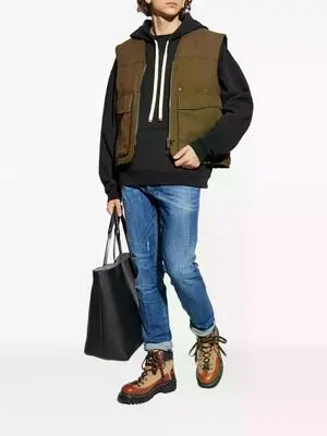 Dsquared2 Kangaroo-pocket Drawstring Hoodie