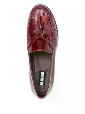 ALOHAS Tassel-detail Leather Loafers