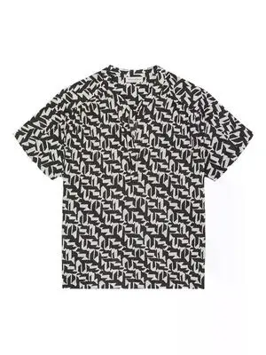 Marc O'polo Abstract-print Short-sleeve Blouse