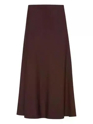 Brunello Cucinelli A-line Midi Skirt - Red
