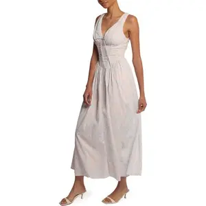 PETAL & PUP Floral Print Sleeveless Maxi Dress - Blue