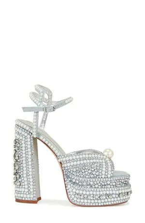 AZALEA WANG Ankle Strap Platform Sandal
