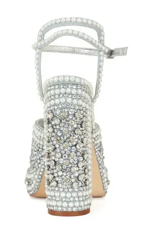 AZALEA WANG Ankle Strap Platform Sandal