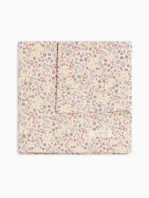 COLORED ORGANICS Organic Swaddle Blanket - Giada Floral /lilla