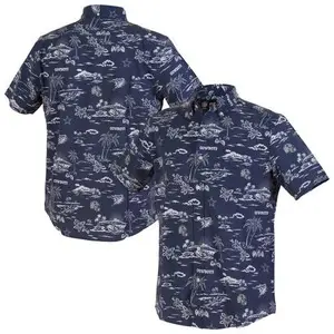 Reyn Spooner Dallas Cowboys Kekai Performance Button-down Shirt - Navy