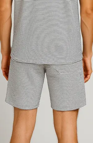 D.RT Vacay Stripe Cotton Terry Shorts