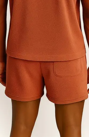 D.RT Classic Cotton Terry Cloth Drawstring Shorts
