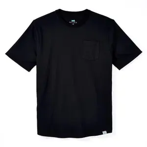 MYLES APPAREL Everyday Tee With Pocket - Black