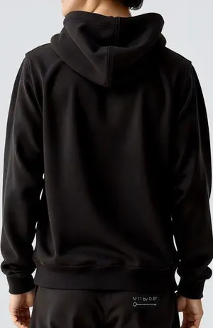 D.RT Classic Heavyweight Cotton Hoodie - Black