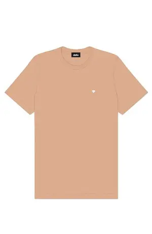 DALIX Lil Heart Midweight Cotton Tee - Peach