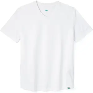 MYLES APPAREL Everyday V-neck T-shirt - White