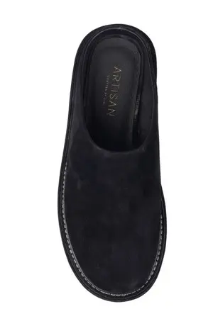 ARTISAN CRAFTED BY ZIGI Bizzy Platform Clog - Black Suede