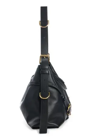 Givenchy Voyou Leather Shoulder Bag - Black