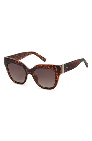 Fossil Gradient Cat Eye Sunglasses - Havana/ Brown Sf