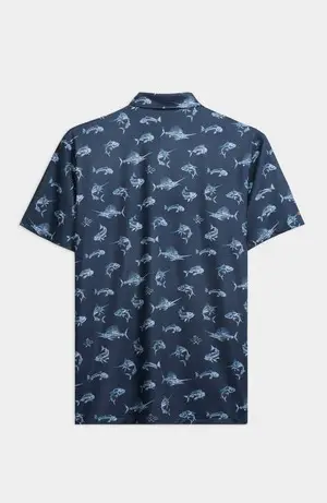 SALT LIFE Fish N' Bones Americana Polo