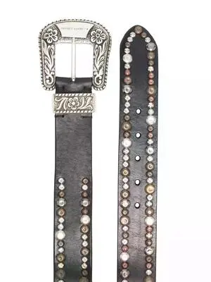 GOLDEN GOOSE Lace Belt With Decorative Buckle