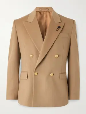 Men's Double-Breasted Virgin Wool Suits