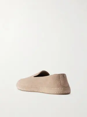 Canali Suede Loafers - Neutrals