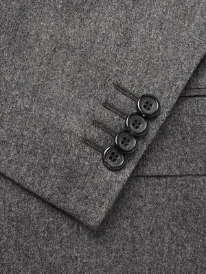 Canali Impeccabile Wool Suit Jacket - Gray