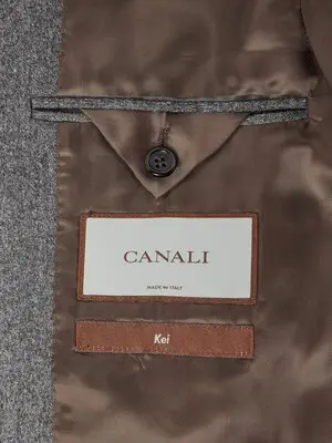 Canali Impeccabile Wool Suit Jacket - Gray