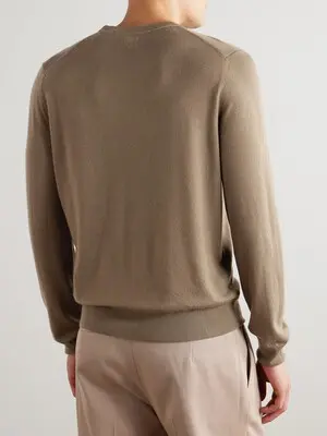 Canali Cashmere Sweater - Brown
