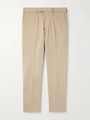 TOM FORD Tapered Cotton-blend Twill Chinos