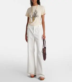 Chloé Jeannette 80 Studded Leather Clogs