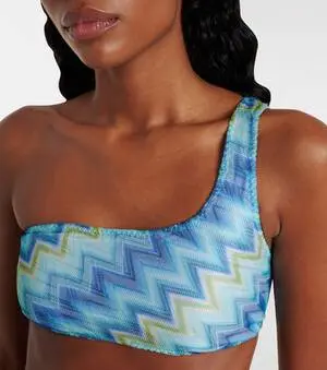 Missoni Zigzag One-shoulder Bikini - Multicoloured