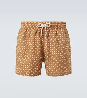 Frescobol Carioca Rio Printed Swim Trunks