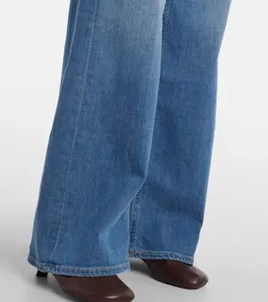 Citizens Of Humanity Lyra Long High-rise Wide-leg Jeans - Blue
