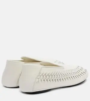 Proenza Schouler Whip Leather Loafers - White