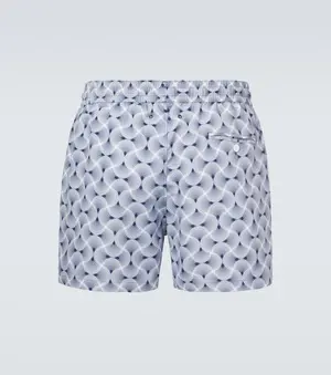 Frescobol Carioca Rio Printed Swim Trunks - Blue