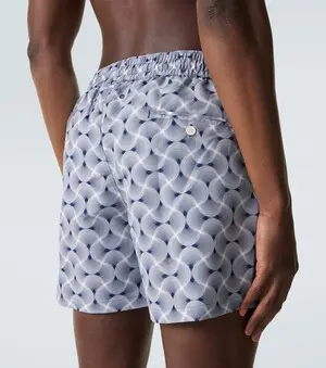 Frescobol Carioca Rio Printed Swim Trunks - Blue