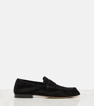 THE ROW Suede Loafers