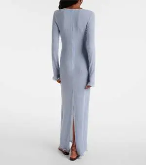Magda Butrym Floral-applique Maxi Dress